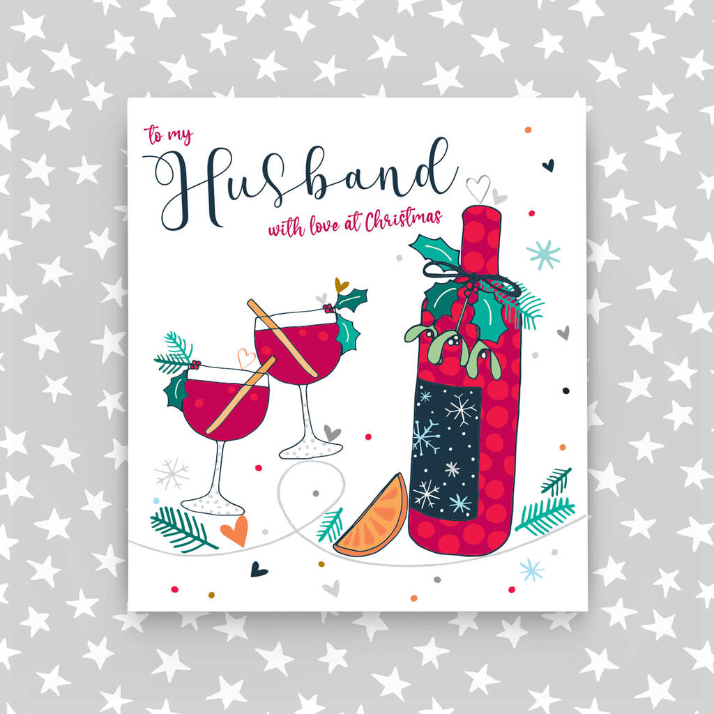 Christmas Card For Husband By Molly Mae Notonthehighstreet Christmas Card For Husband By Molly Mae Notonthehighstreet