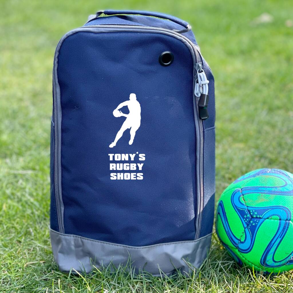 Personalised Rugby Shoes Boot Bag By Lovetree Design