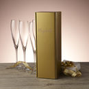 personalised champagne gift box by intervino | notonthehighstreet.com