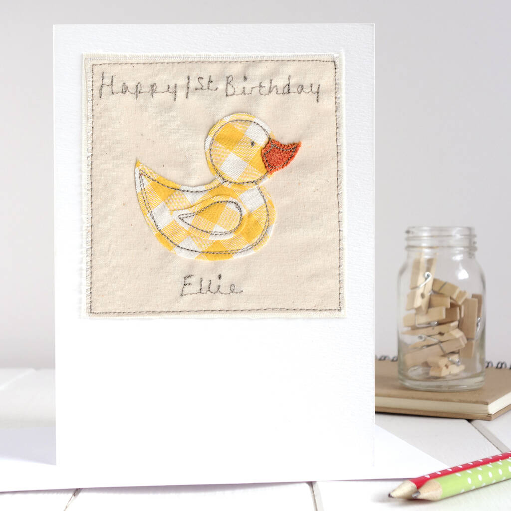 Personalised Duck Card For Any Occasion By milly and pip gifts and ...