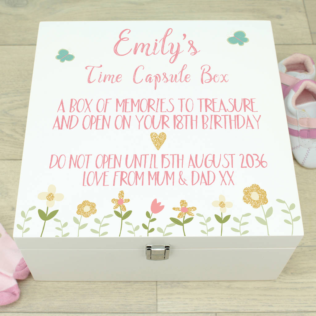 Personalised Wooden Time Capsule Box By Dreams To Reality Design Ltd ...