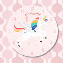 Personalised Unicorn Clock By When I Was A Kid | notonthehighstreet.com