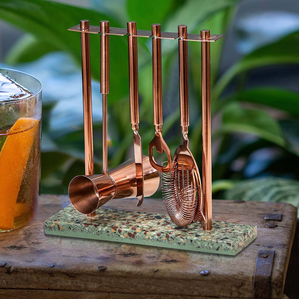 7th Anniversary Copper Barware Gift By Dibor | notonthehighstreet.com
