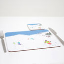 Weekend Explorer Enamel Mug With Ski Design By Rolfe & Wills ...