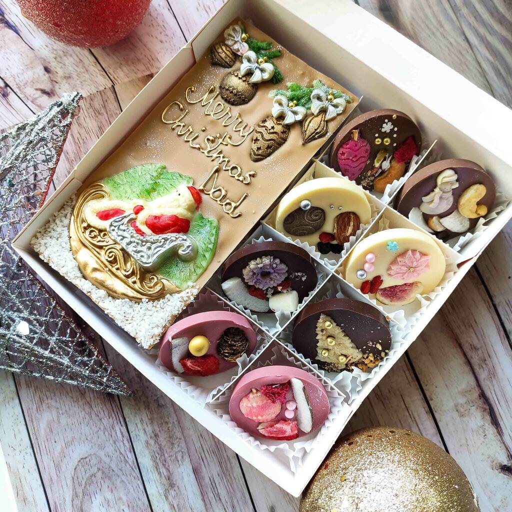 Chocolate Santa Sleigh, Personalised Christmas Box By The Unique ...