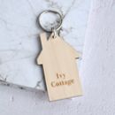 Personalised Wooden House Name Keyring By Sweet Pea Design ...