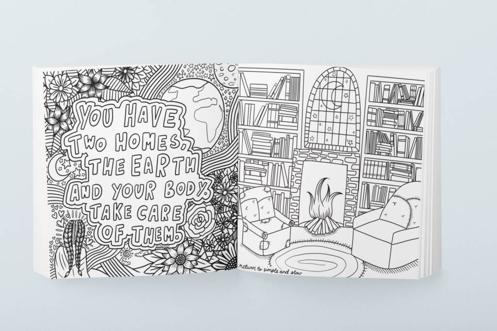 Calm Over Chaos Adult Colouring Book By Calm Over Chaos ...