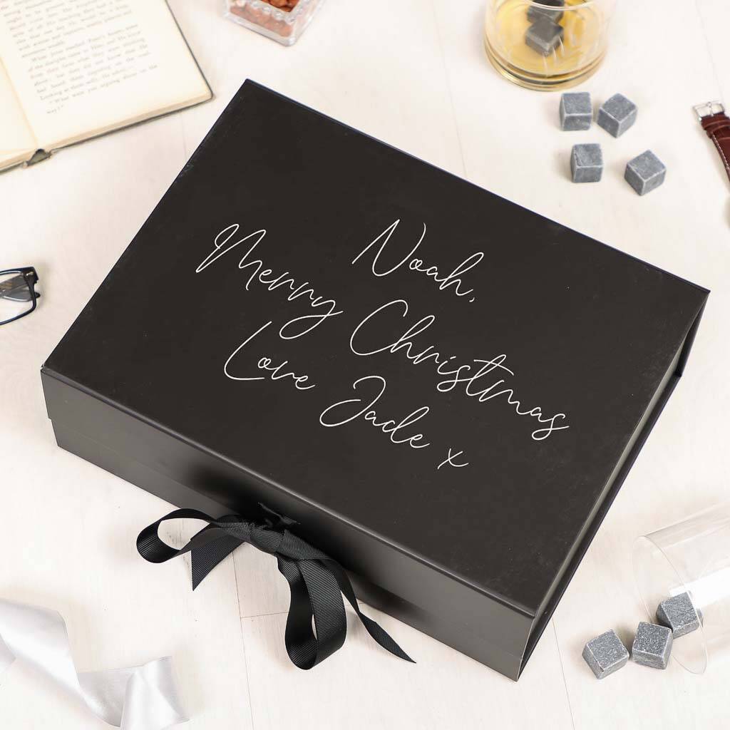 Personalised Luxury A4 Christmas Gift Box By Dibor | notonthehighstreet.com