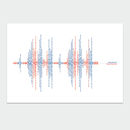 your song soundwave typography print by dinkit | notonthehighstreet.com
