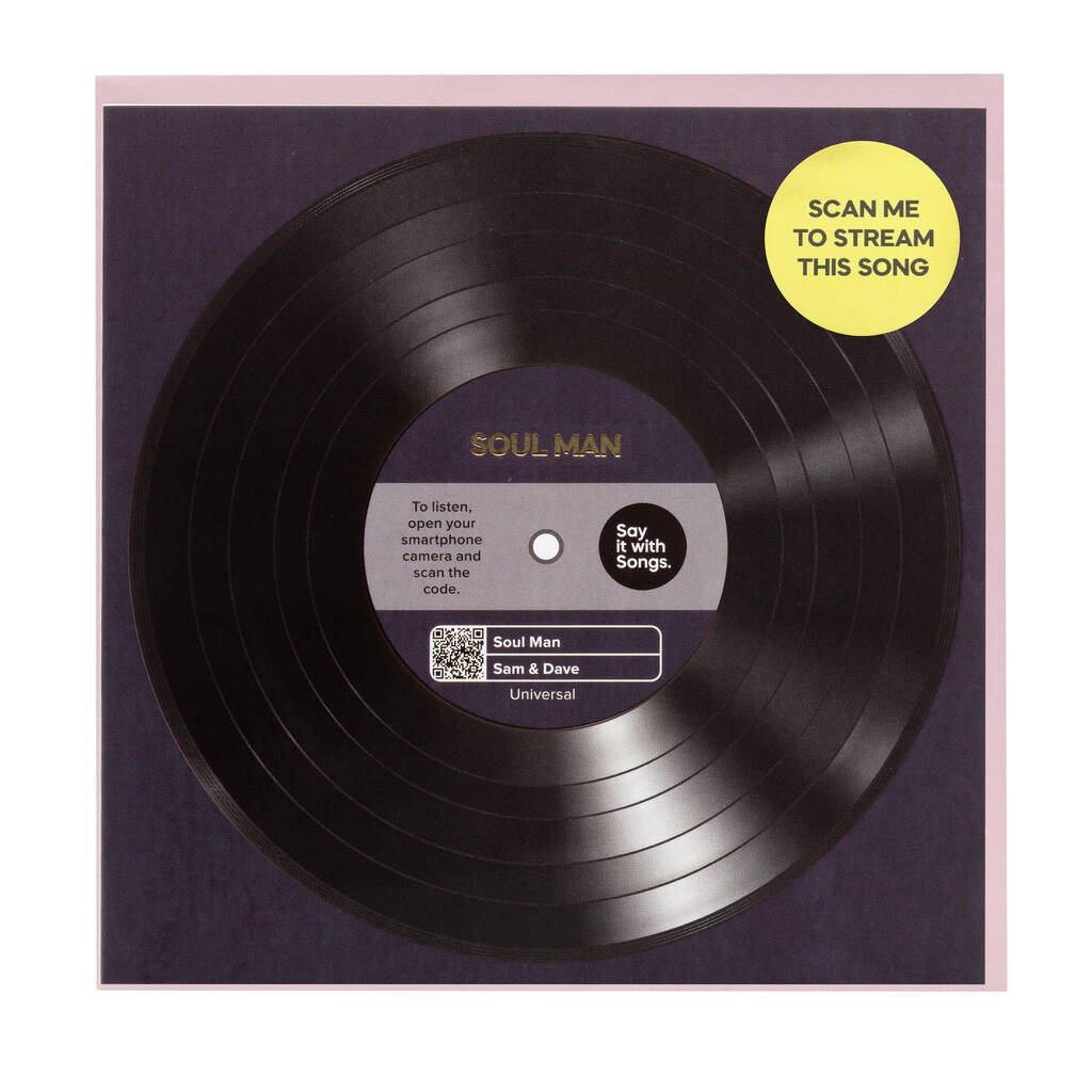 'Soul Man' By Sam And Dave By Say it with Songs