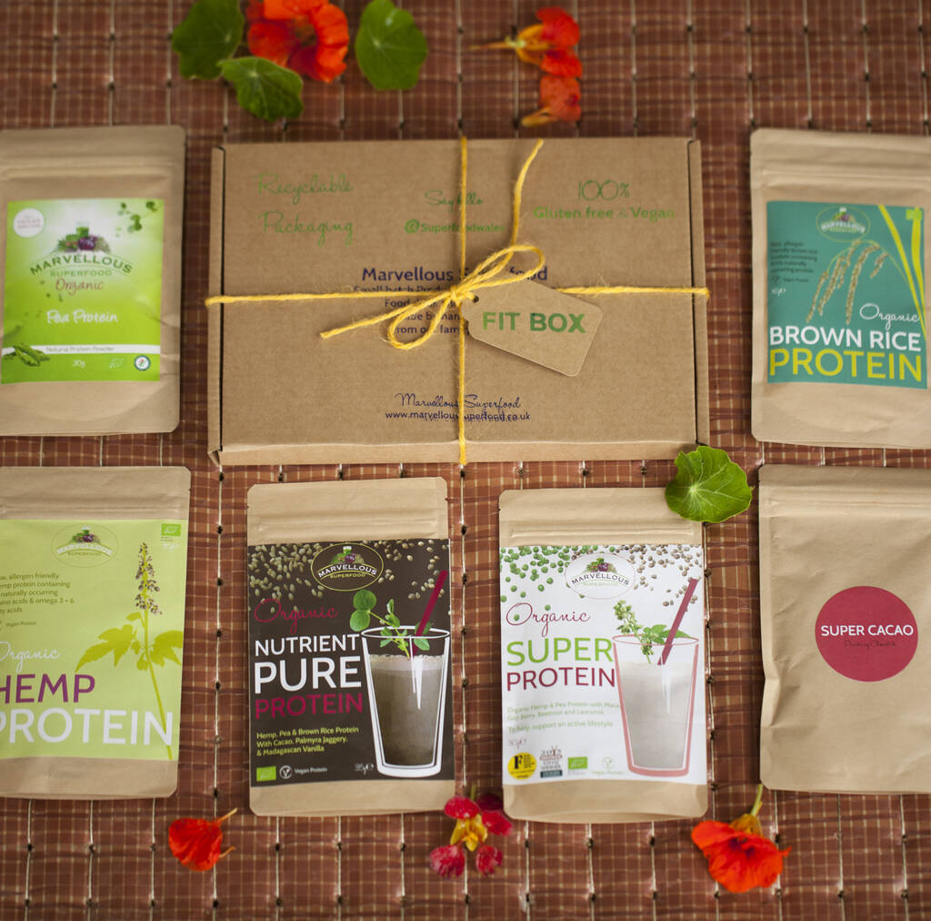 Fit Box: Superfood Protein Gift Hamper By Marvellous Superfood ...