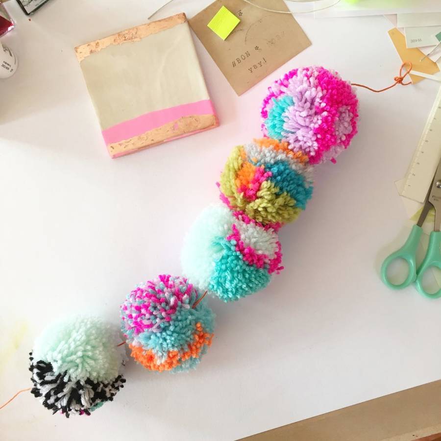 bon pom garland by bon | notonthehighstreet.com