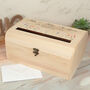 Personalised Wild Flowers Wedding Cards Post Box Chest By Love Lumi Ltd ...
