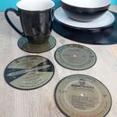 Set Of Six Vinyl Record Coasters Albums By Vinyl Village ...