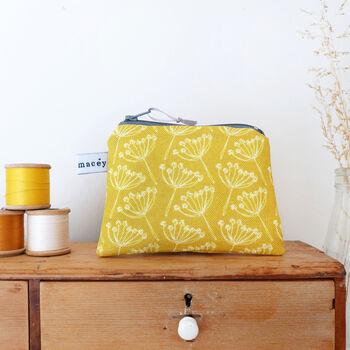 Cow Parsley Coin Purse By Charlotte Macey | notonthehighstreet.com
