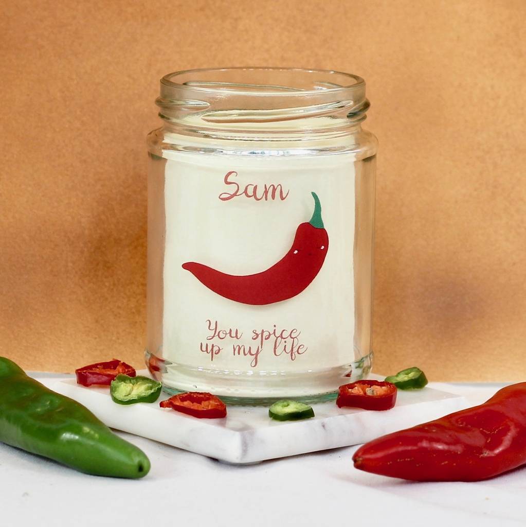 personalised hot chilli jar by beecycle | notonthehighstreet.com