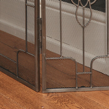 Country Manor Three Panel Fire Screen By Dibor | notonthehighstreet.com