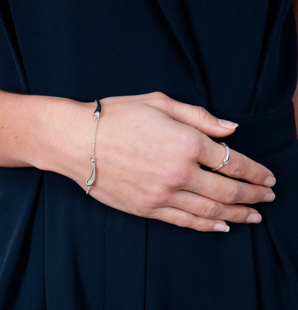 Triple Drop Bracelet By Lucy Quartermaine | notonthehighstreet.com