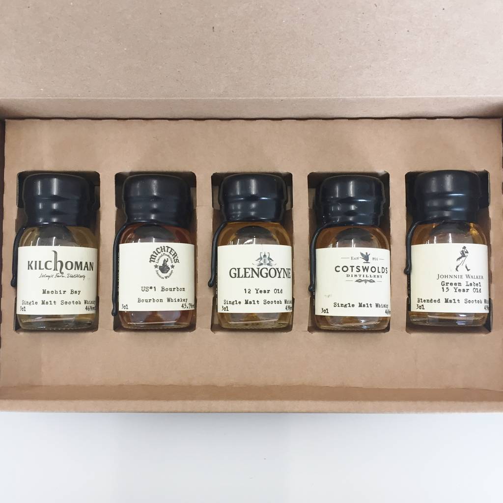 whisky tasting set by letterbox gifts | notonthehighstreet.com