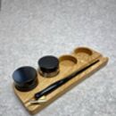 Oak Calligraphy Ink Pot Holder By Keiyosa | notonthehighstreet.com