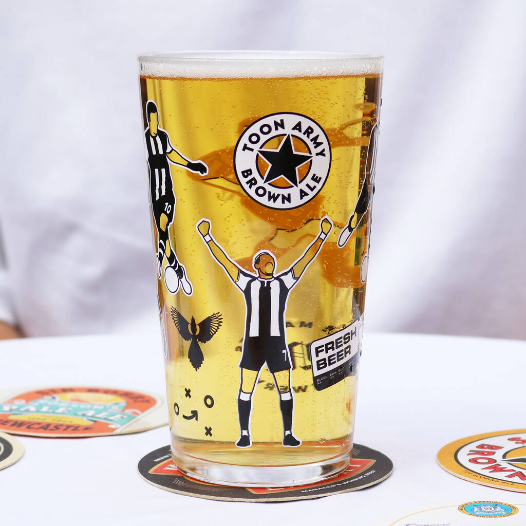 Newcastle Pint Glass By Jack's Posters