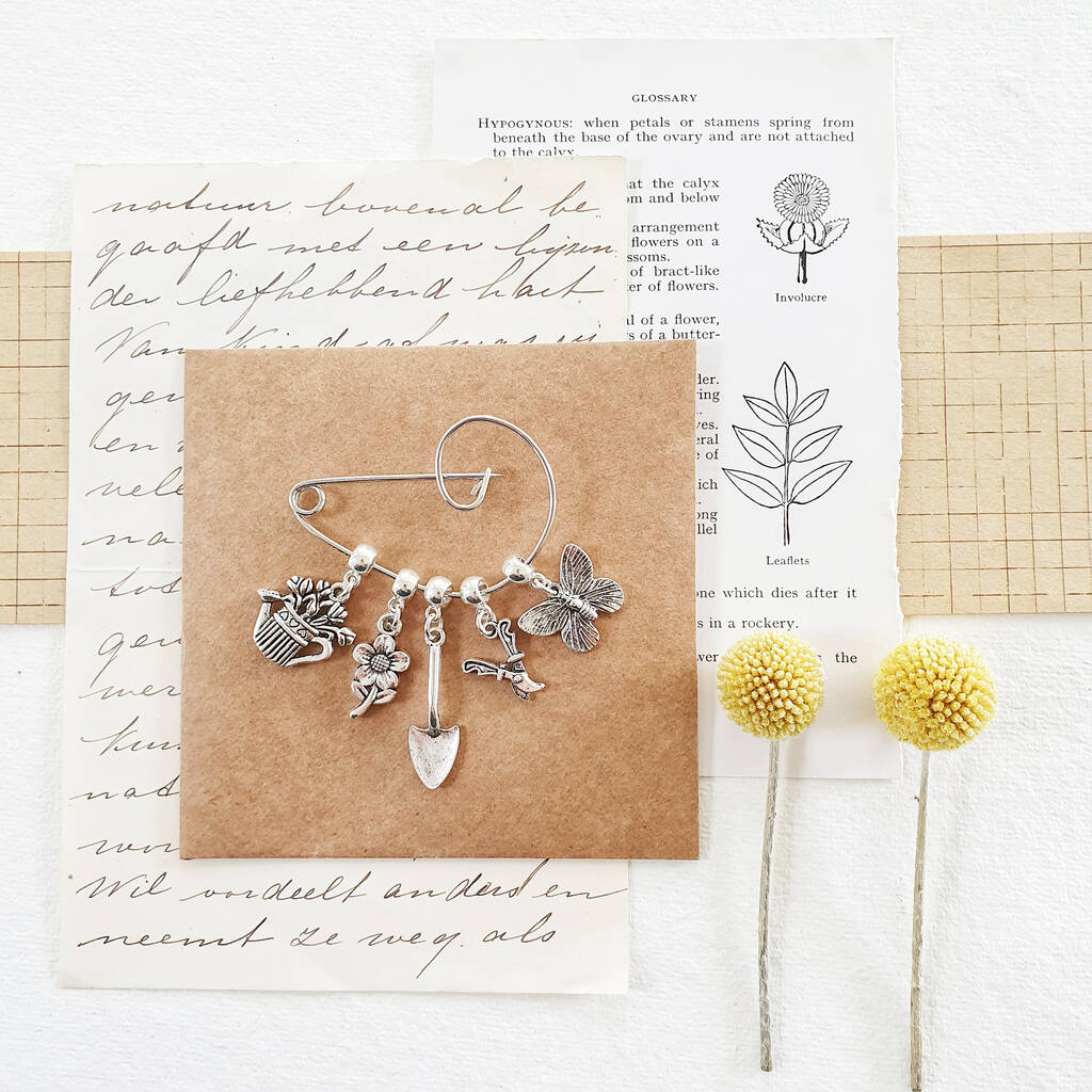 Wild Flower Garden Swirl Brooch By Zamsoe | notonthehighstreet.com