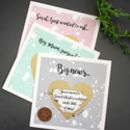 personalised baby announcement scratch card by posh totty designs ...