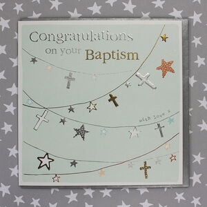 Congratulations On Your Baptism Card By Molly Mae® | notonthehighstreet.com