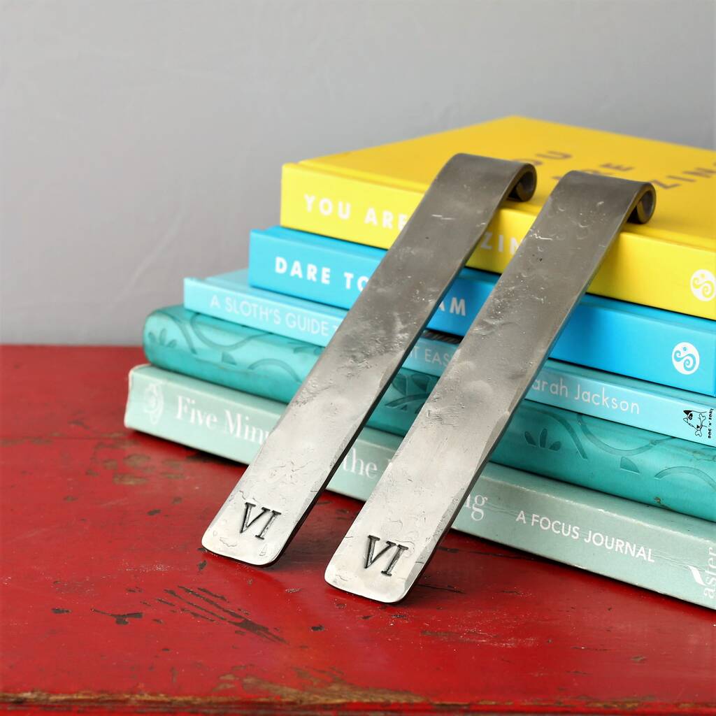 6th Anniversary Classic Iron Scroll Metal Bookmark By Coach House Forge ...