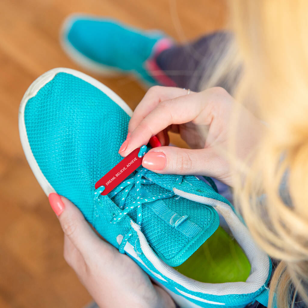 Personalised Running Acrylic Shoe Tags By Ellie Ellie
