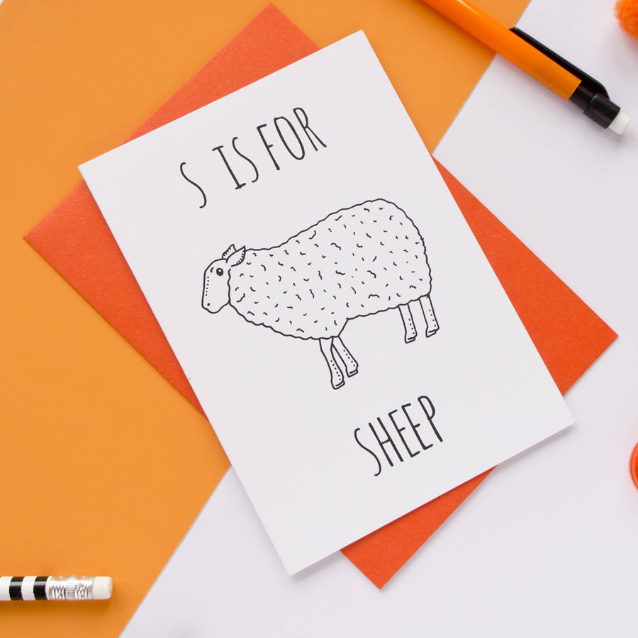 sheep card by darwin designs | notonthehighstreet.com