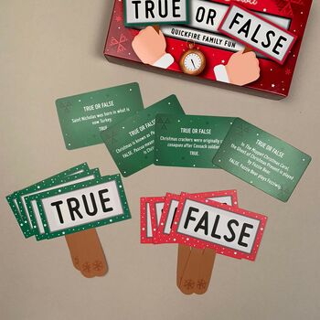 Festive True Or False Game By Nest | notonthehighstreet.com