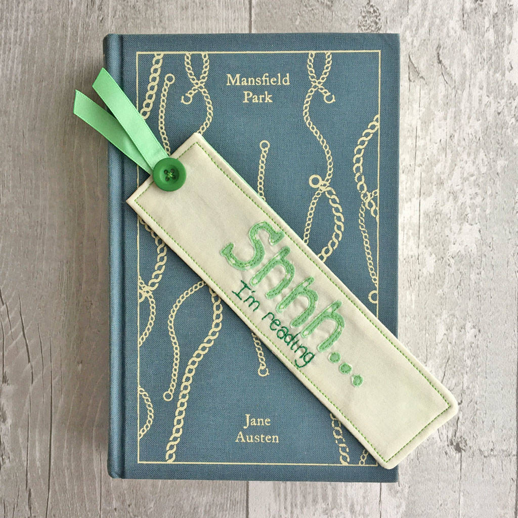 personalised 'shhh… i'm reading' bookmark by cherish handmade ...