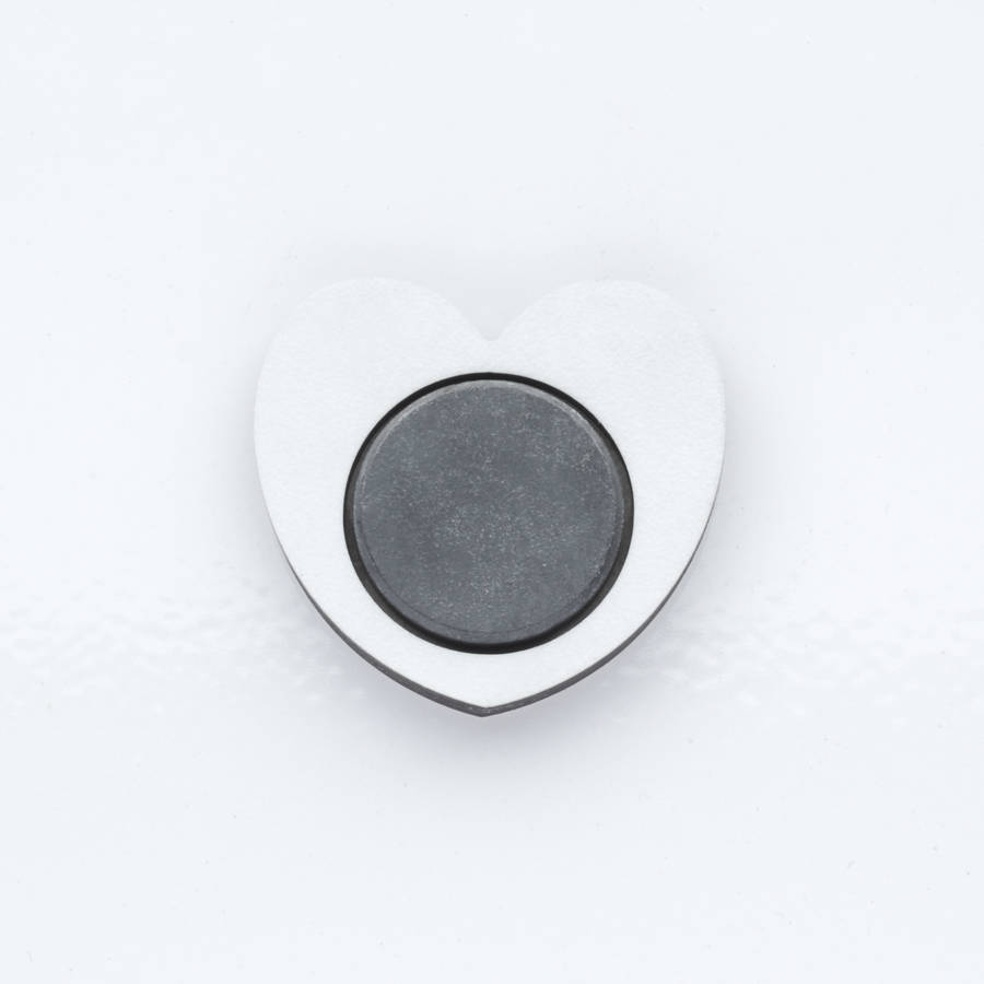 heart shaped fridge magnet by beyond the fridge | notonthehighstreet.com