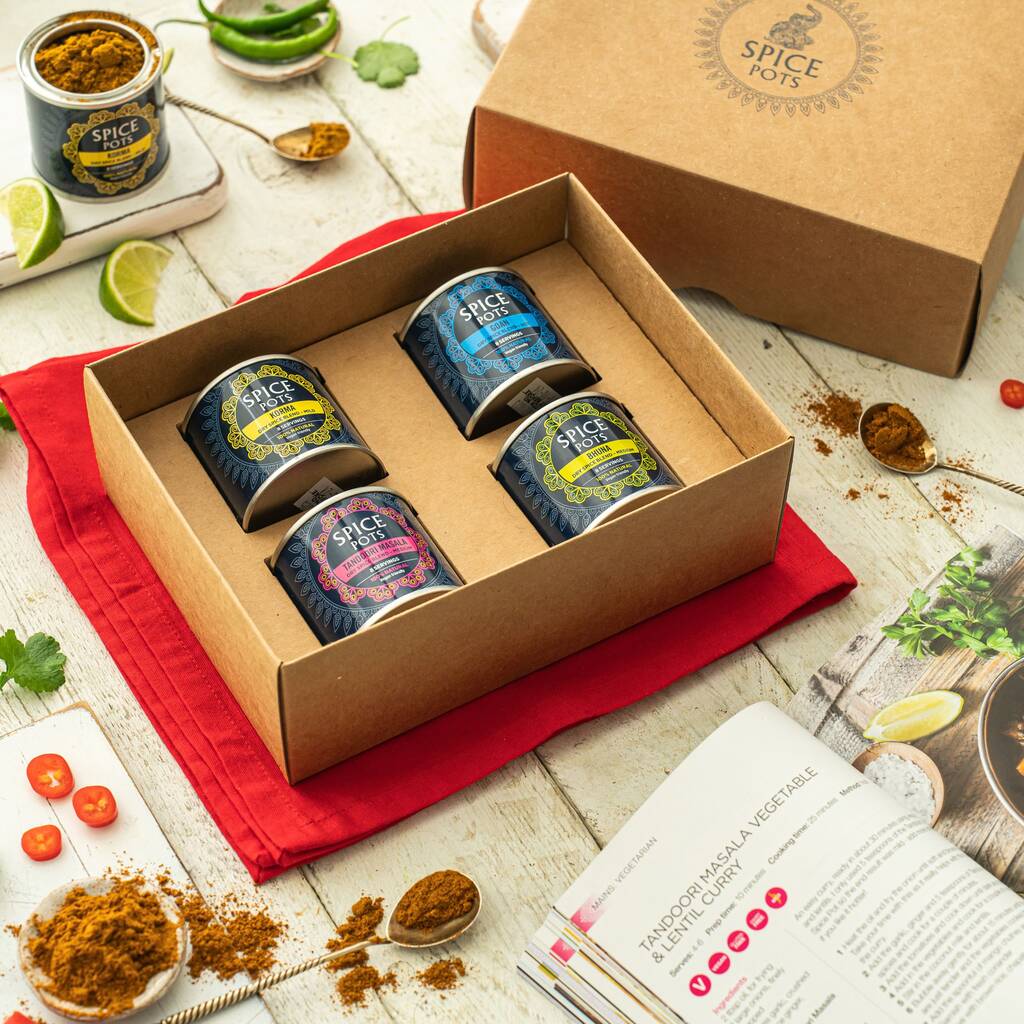 Curry Spice Kit For Curry Lovers With 80 Easy Recipes By Spice Pots ...