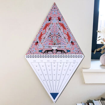 2023 Triangle Wall Calendar By Prism of Starlings | notonthehighstreet.com