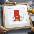 Personalised Family Front Door Print, Unframed By This Is Nessie ...