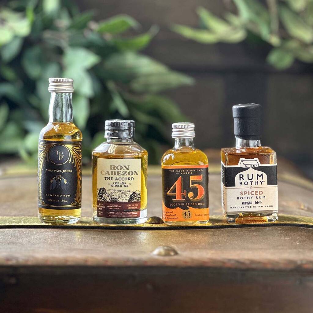 Scottish Rum Taster Set Gift Box One By The Rum Company ...