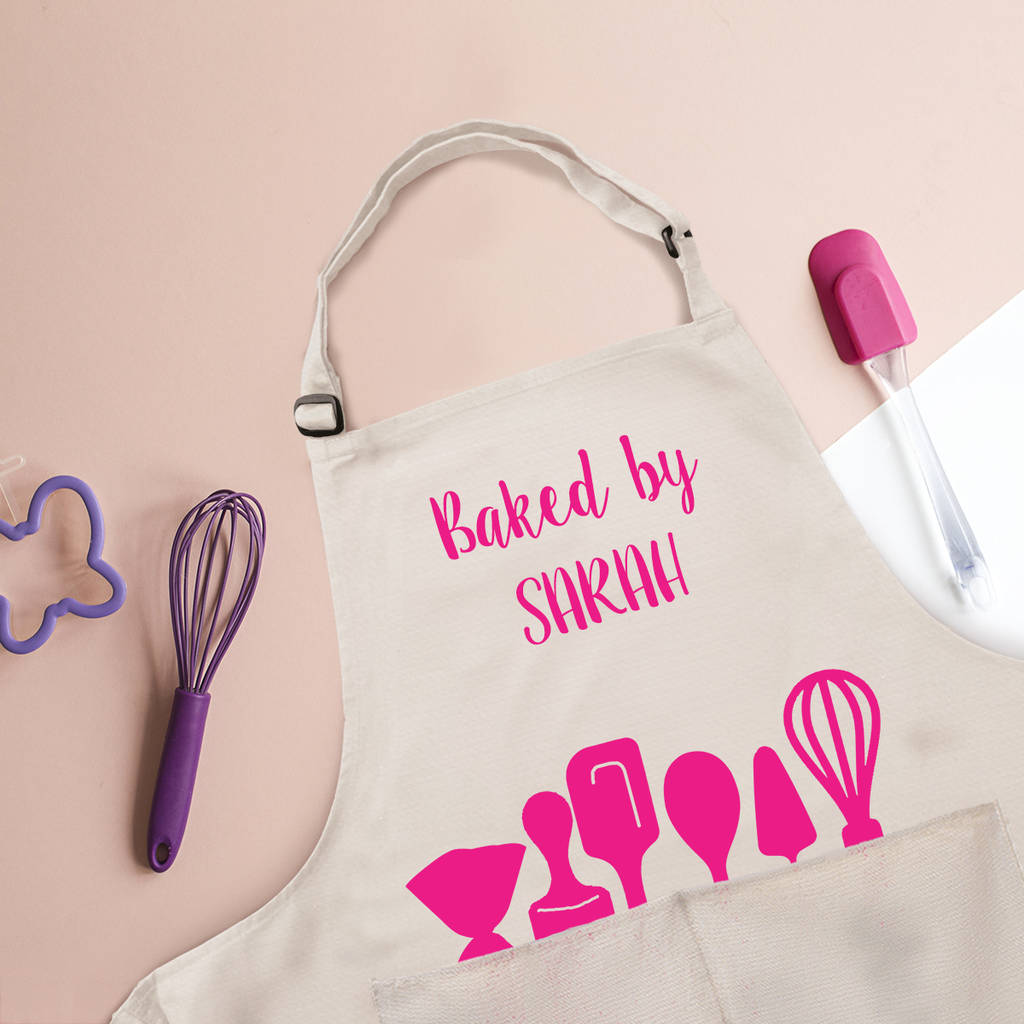 Personalised Baking Apron By Jonny's Sister | notonthehighstreet.com