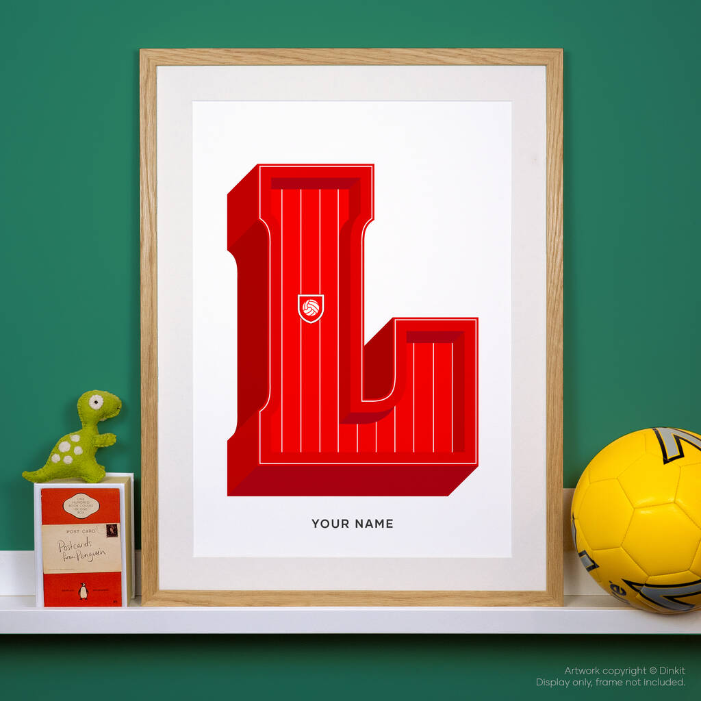Liverpool, A To Z Football Prints And Posters By Dinkit ...