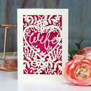 Papercut Wife Card By Pogofandango | notonthehighstreet.com