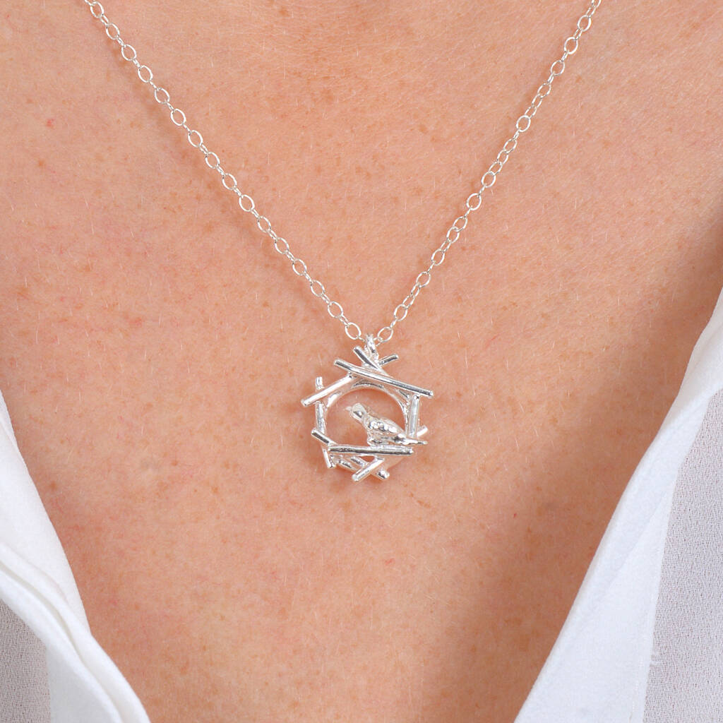 mini robin necklace by a ring a day | notonthehighstreet.com
