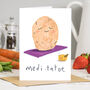 Yoga Meditation Card Funny Potatoe Card By jo clark design ...