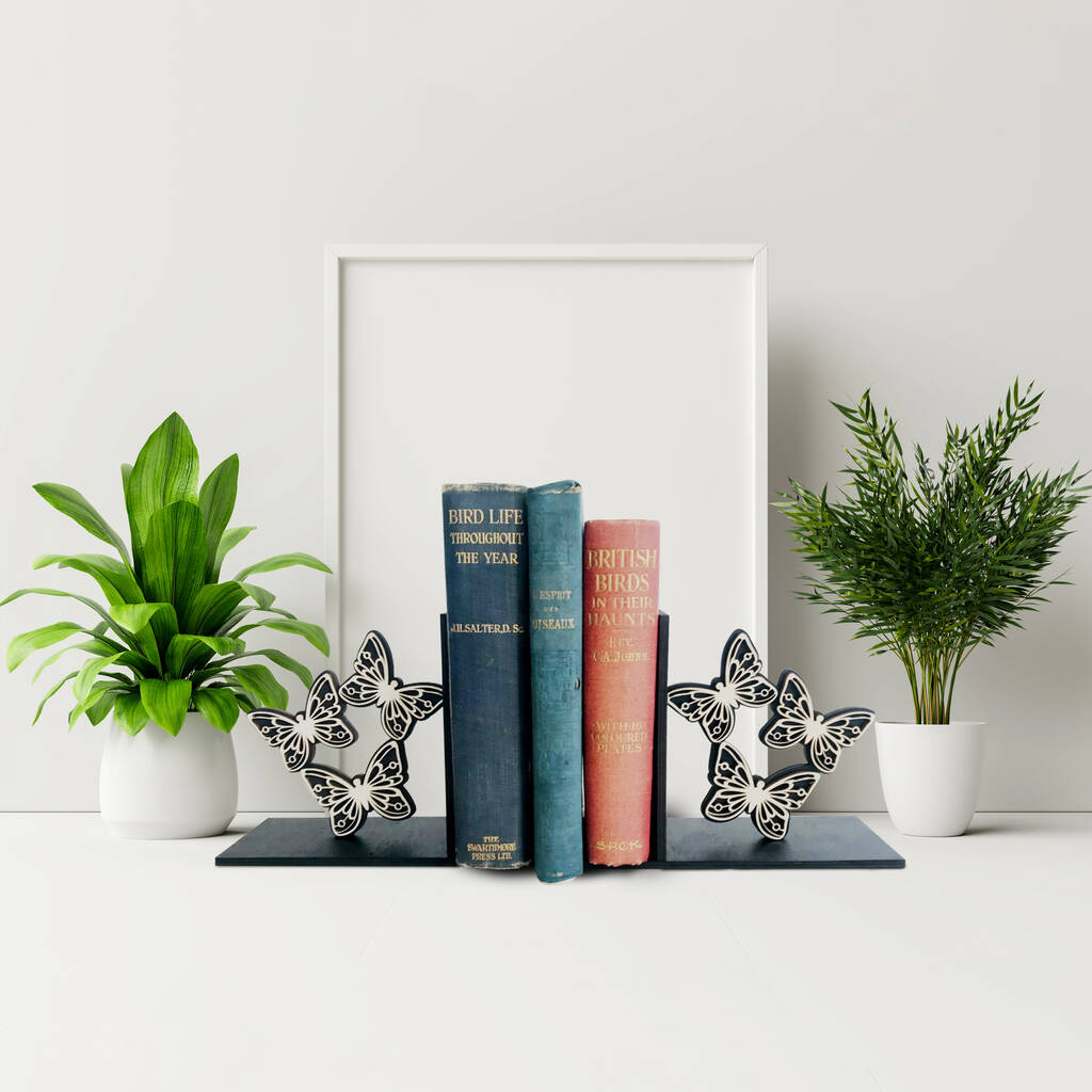 Butterflies Bookends By Natural Gift Store | notonthehighstreet.com