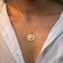 Sun God Gold Plated Necklace By Goddess Charms | notonthehighstreet.com