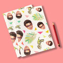 A5 Jeff Goldblum Notebook By Angie Beal Designs | notonthehighstreet.com