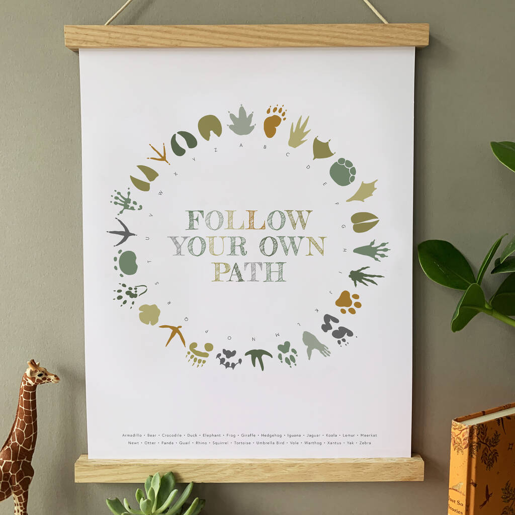 Follow Your Own Path Camouflage Print By Little Blue Zebra ...