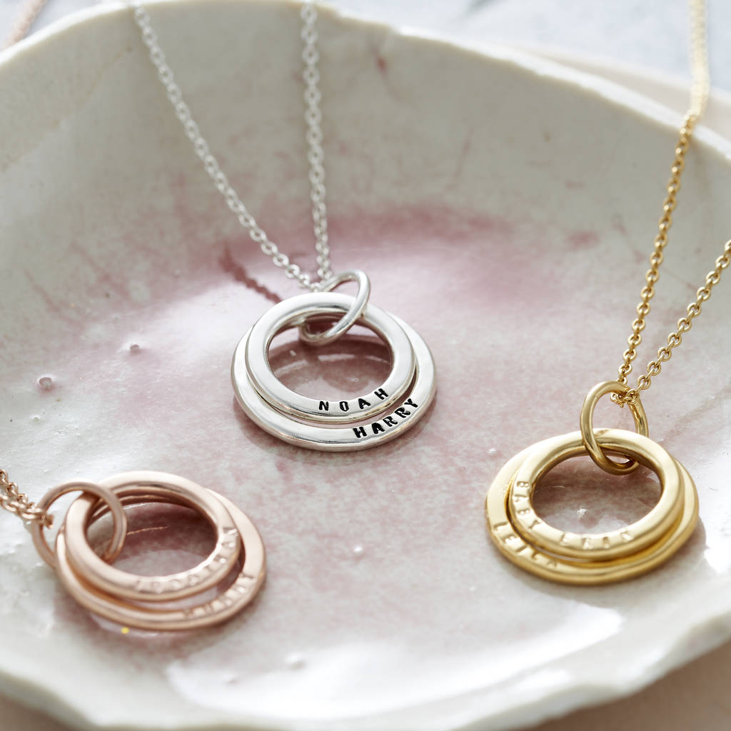 Personalised Baby Names Necklace By Posh Totty Designs