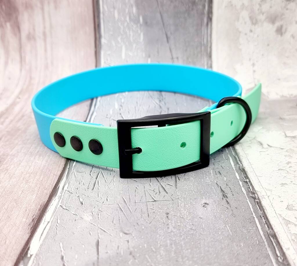 Two Coloured Biothane® Dog Collar By Trinkety Paws | notonthehighstreet.com