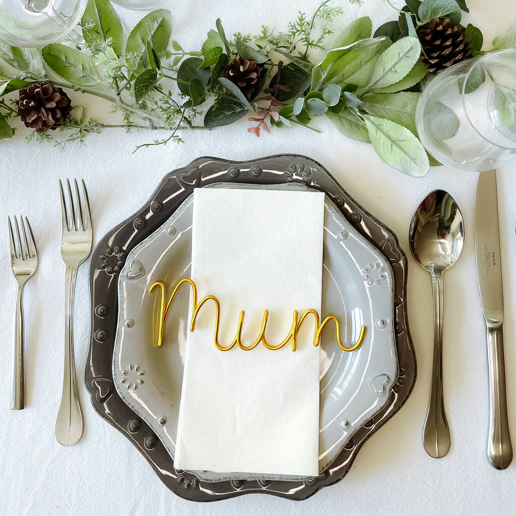 Custom Name Place Setting Christmas Decoration Gift Tag By Briar Rose custom-name-place-setting-christmas-decoration-gift-tag-by-briar-rose